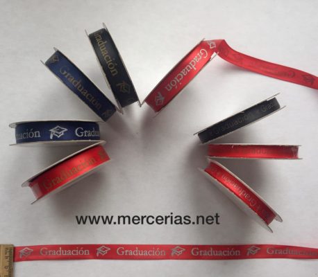 Listón Impreso Graduación - Merceria en Linea