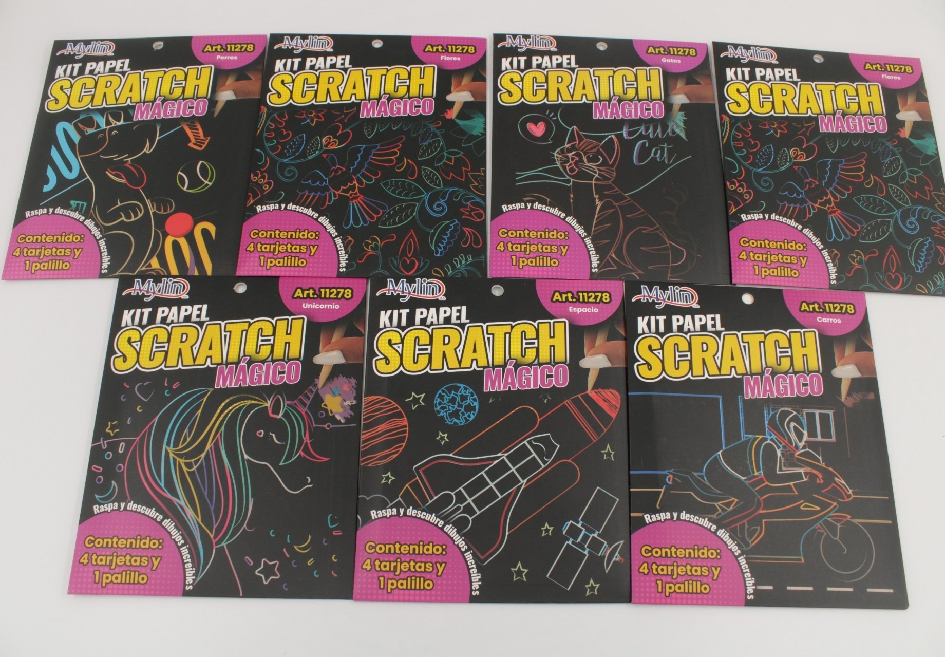 Kit Papel Scratch Mágico - abastecedora de mercerias