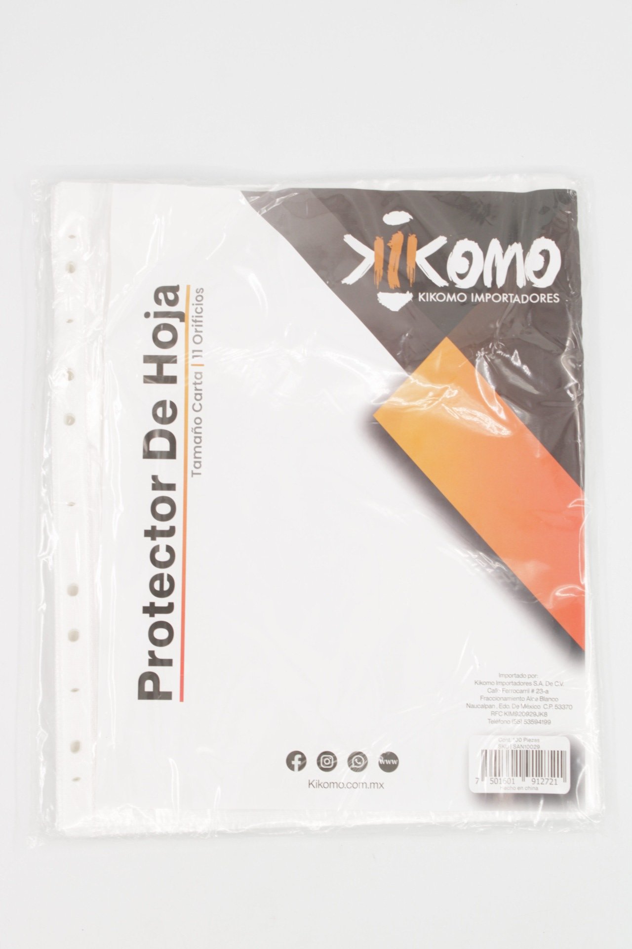 Protector De Hoja T/Carta - abastecedora de mercerias