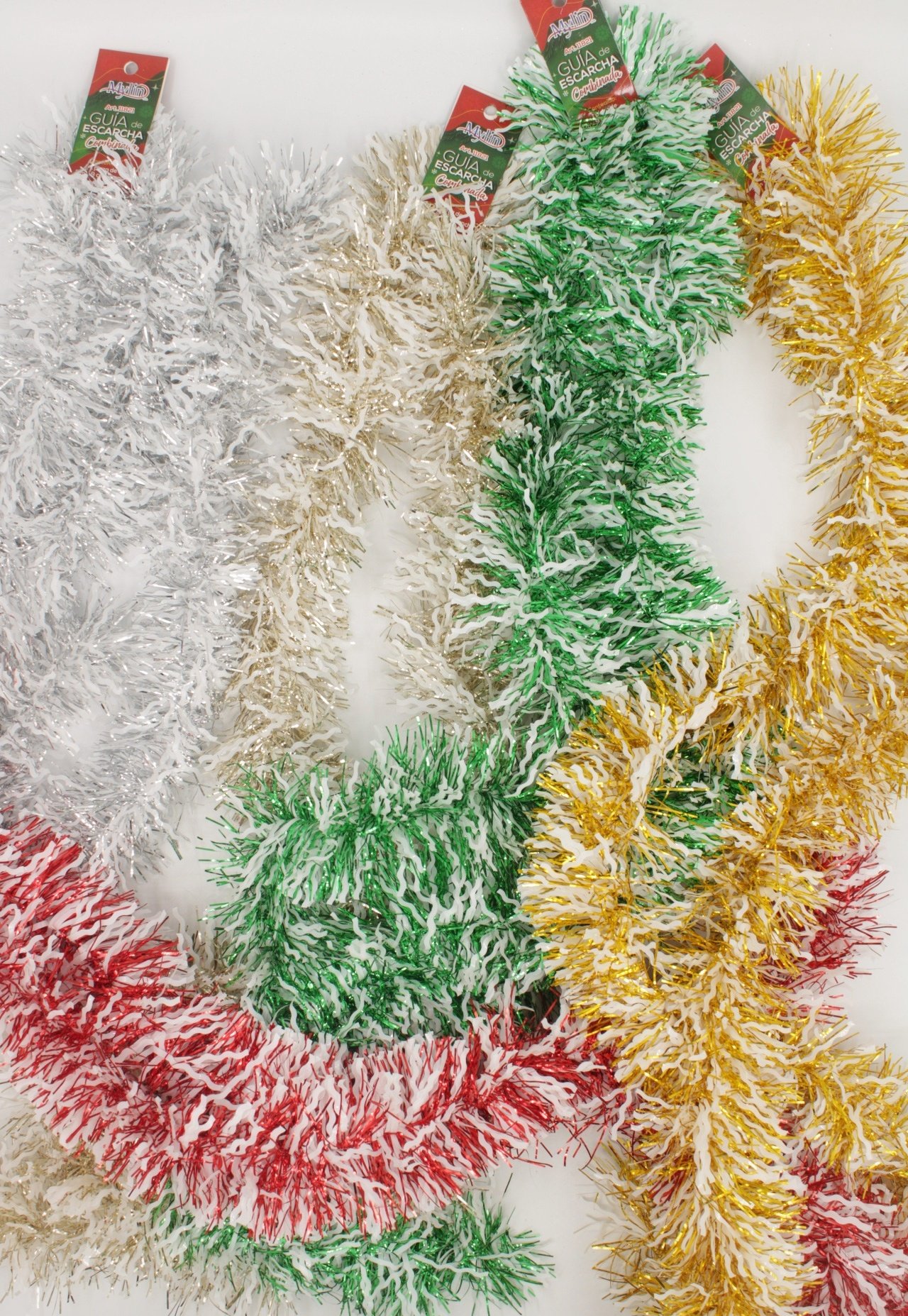 Guia Escarcha Combinada 9CM x 2MTS - abastecedora de mercerias